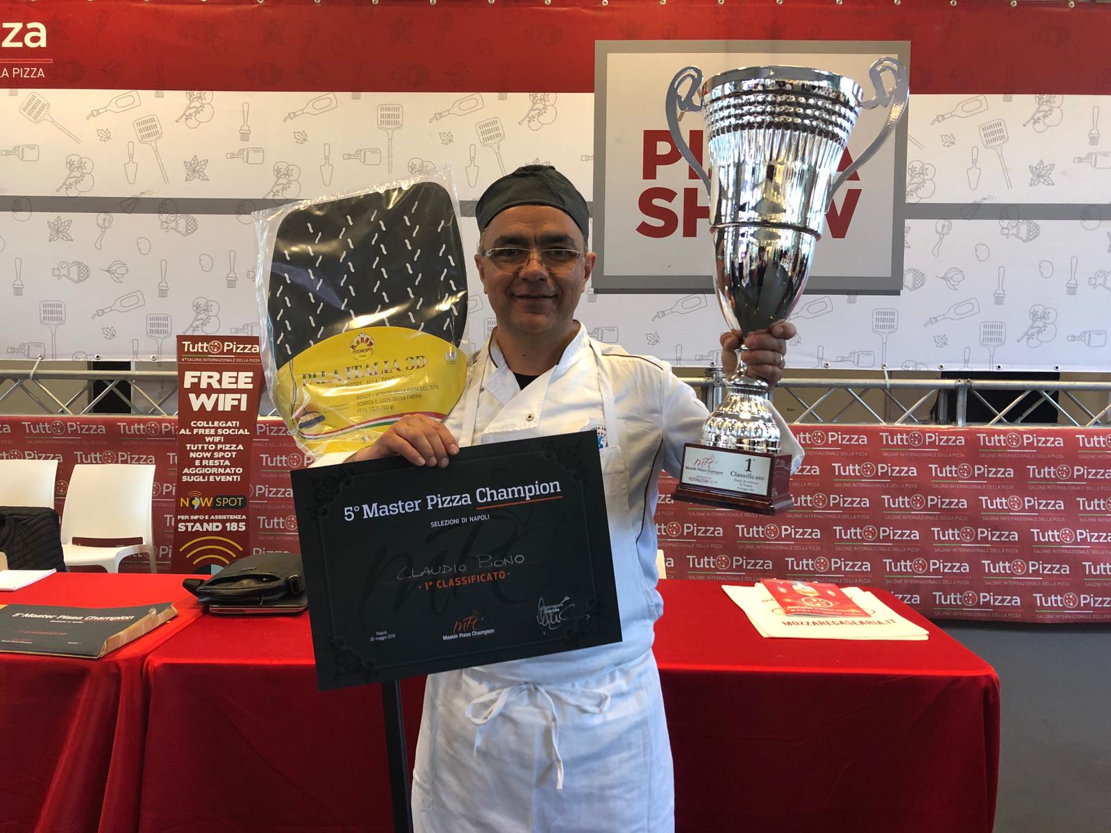 Claudio Bono vince la tappa di Napoli di Master Pizza Champion