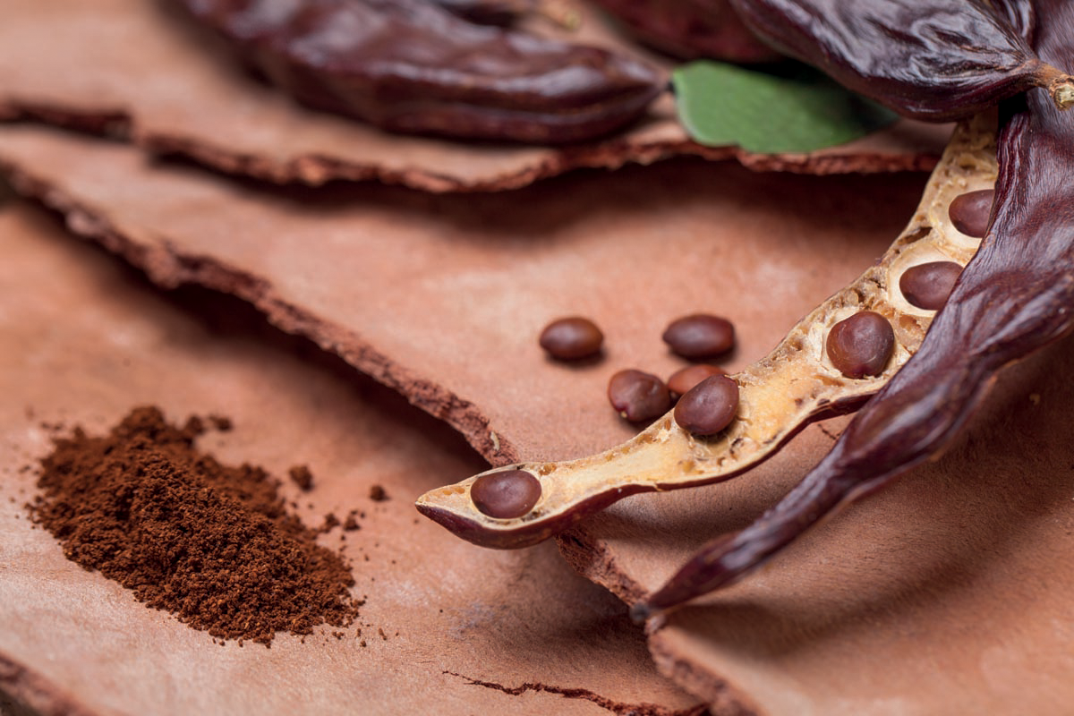 La carruba: proprietà e usi in cucina, gelateria e pasticceria